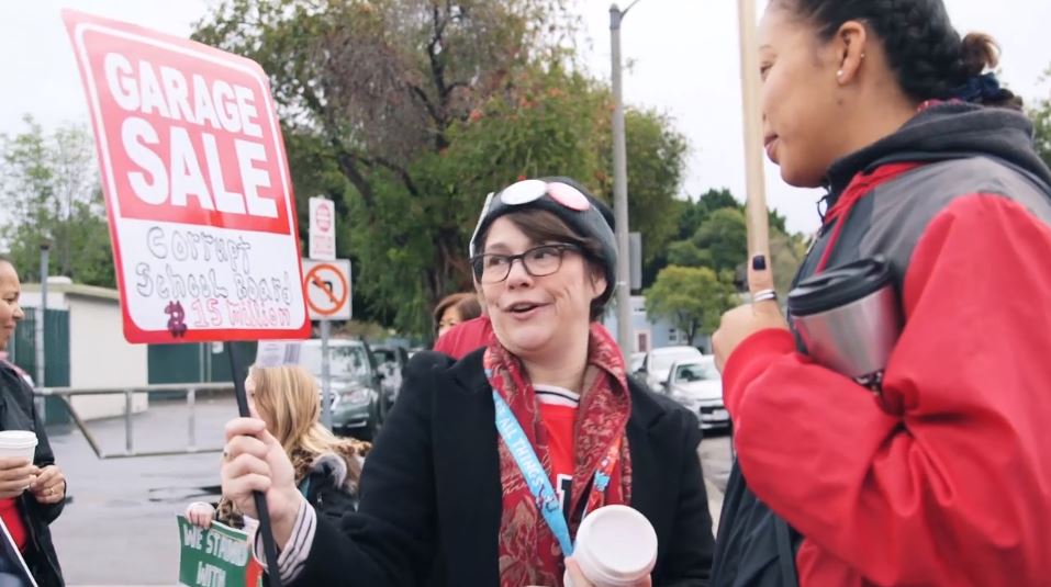 L.A. Teachers Strike Diary: Day Two